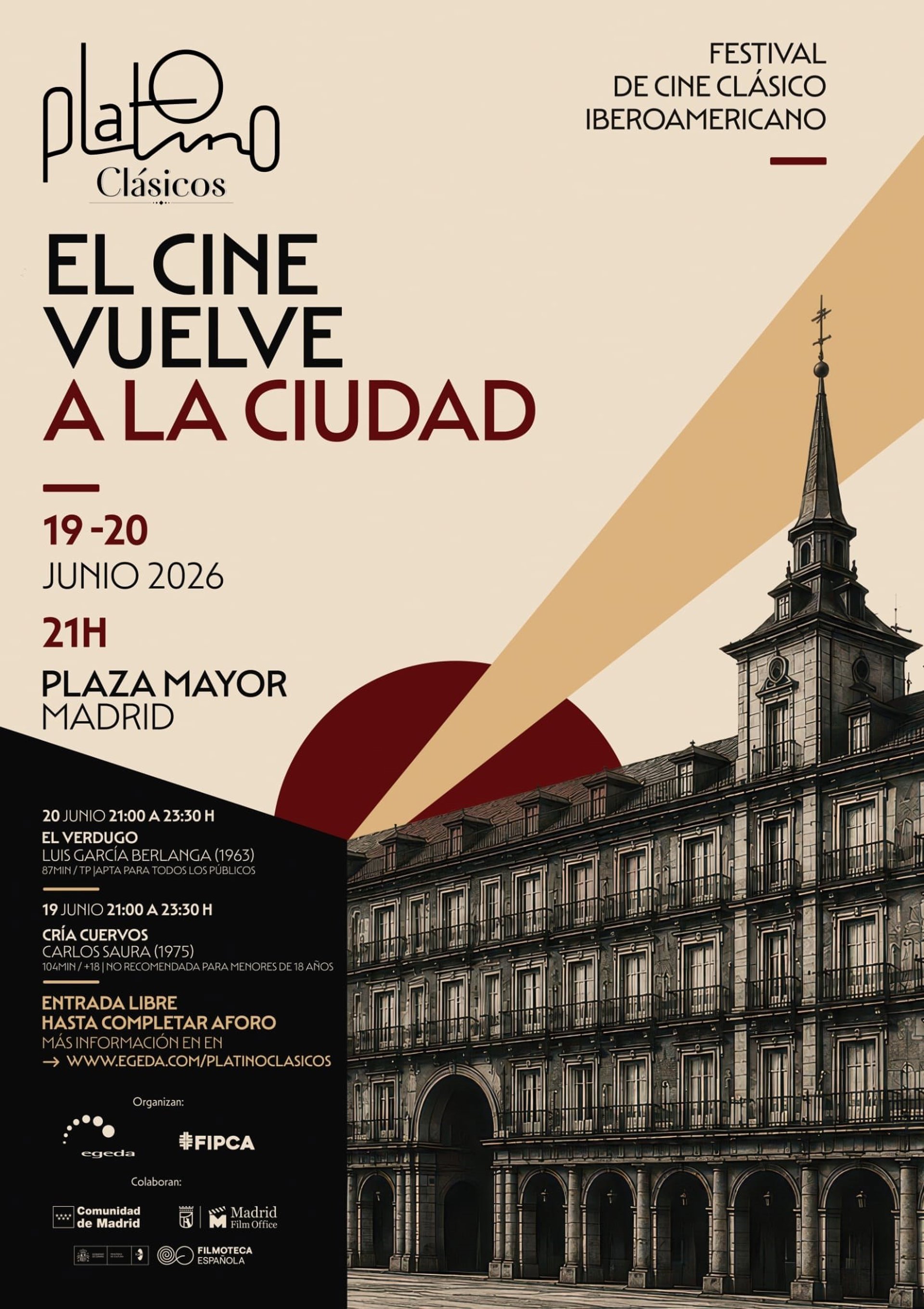 La Plaza Mayor acogerá la proyección de 'El verdugo' y 'Cría Cuervos ...