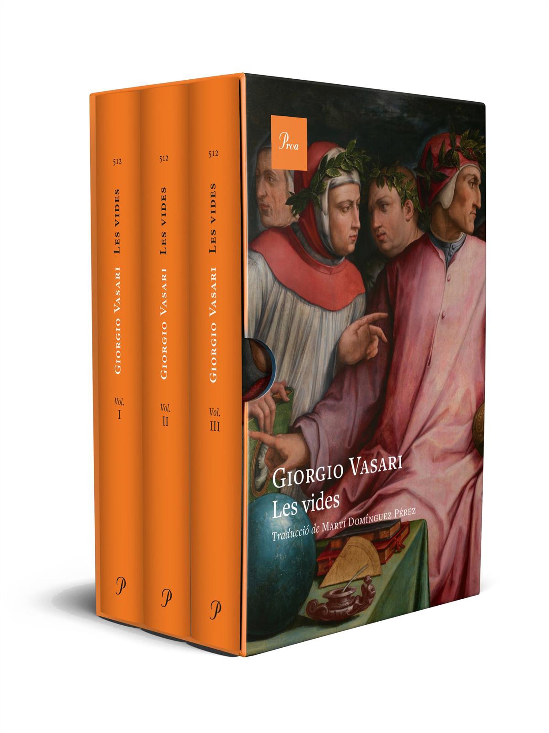 Publican en catalán 'Les vides' de Giorgio Vasari en tres volúmenes