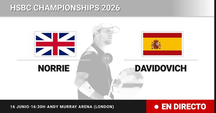 Cameron Norrie - Alejandro Davidovich Fokina, en directo hoy: sigue el ...
